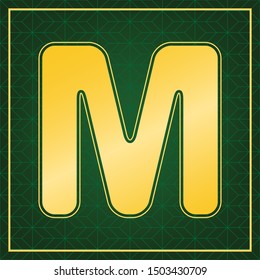 Letter M Sign Design Template Element Stock Vector (Royalty Free ...