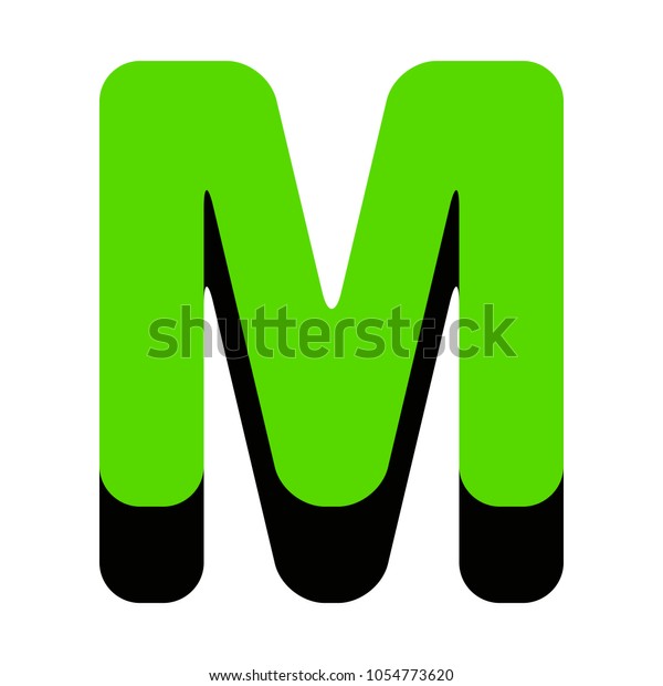 Letter M Sign Design Template Element Stock Vector (Royalty Free ...