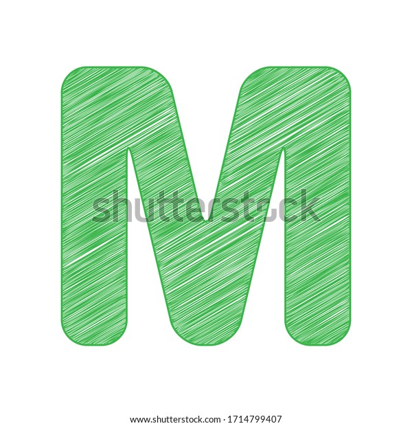 Letter M Sign Design Template Element Stock Vector (Royalty Free ...
