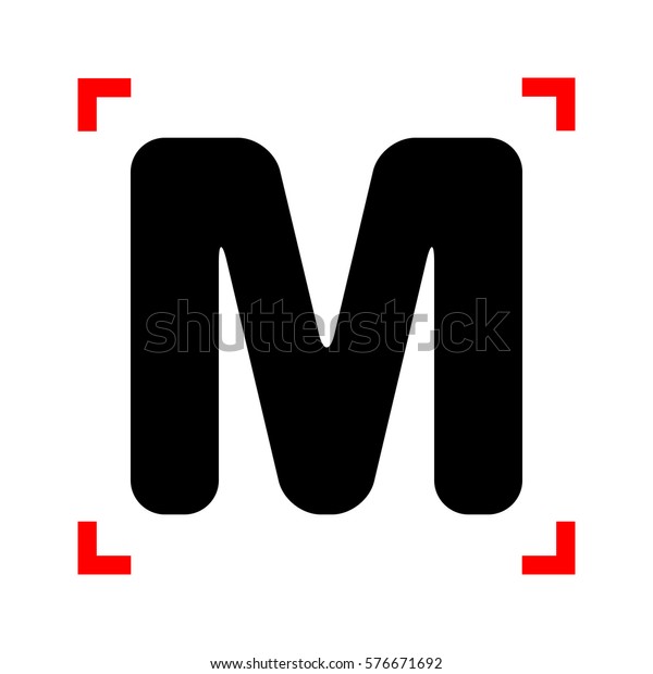 Letter M Sign Design Template Element: vector de stock (libre de ...