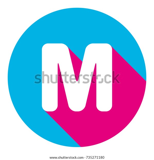 Letter M Sign Design Template Element Stock Vector (Royalty Free ...