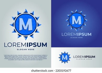 584 M Globe Logo Images, Stock Photos & Vectors | Shutterstock