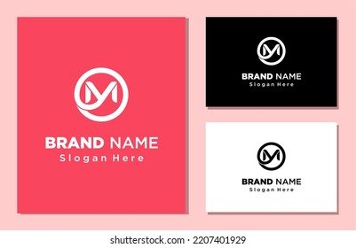 Letter M Y Logo Design Beauty Stock Vector (Royalty Free) 2207401929 ...