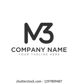 Letter M3 Logo Vector Stock Vector (Royalty Free) 1297809487 | Shutterstock
