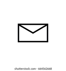Letter Mail Icon Vector Stock Vector (Royalty Free) 664562668 ...