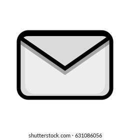 Letter Message Communication Concept Icon Stock Vector (Royalty Free ...
