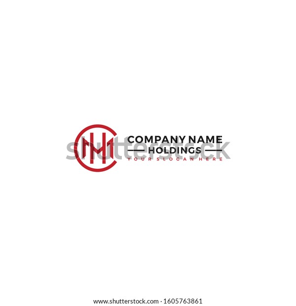 Letter Monogram Cmh Logo Symbol Holding Stock Vector (Royalty Free ...