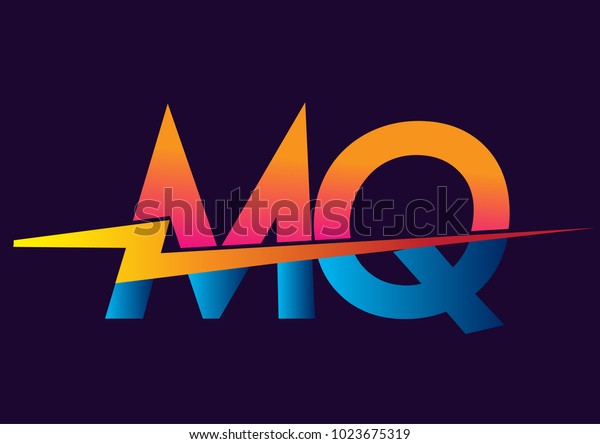 Letter Mq Logo Lightning Icon Letter Stock Vector (Royalty Free ...