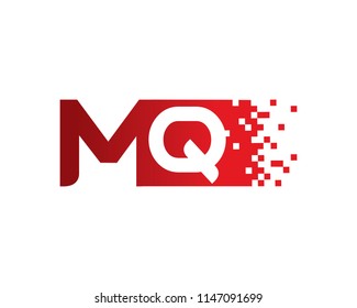 Letter Mq Logo Template Design Vector: vector de stock (libre de ...