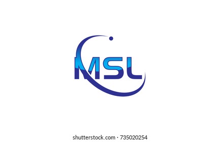 Letter Msl Modern Logo Stock Vector (Royalty Free) 735020254 | Shutterstock