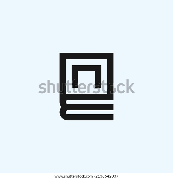 Letter N Book Logo Design Icon Stock Vector (Royalty Free) 2138642037 ...