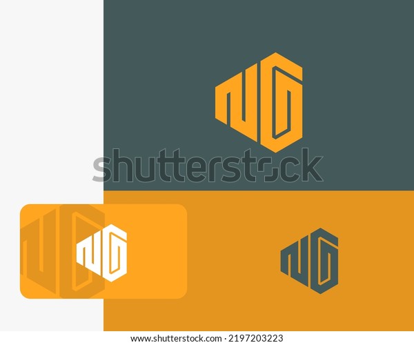 Letter N G Logo Design Creative Stock Vector (Royalty Free) 2197203223 ...