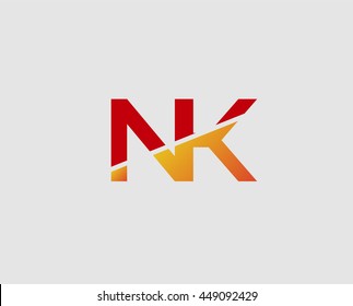 Letter N K Logo Stock Vector (Royalty Free) 449092429 | Shutterstock