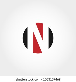 Letter N Logo Template Stock Vector (Royalty Free) 1083139469 ...
