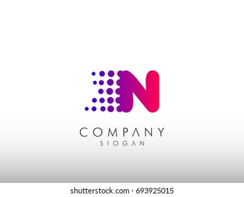 Letter N Logo Vector Stock Vector (Royalty Free) 693925015 | Shutterstock