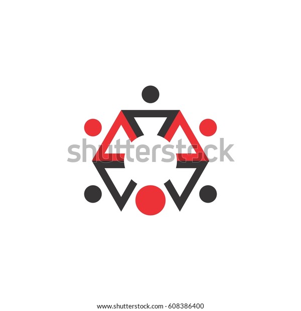 Letter N People Logo Stock Vector (Royalty Free) 608386400 | Shutterstock