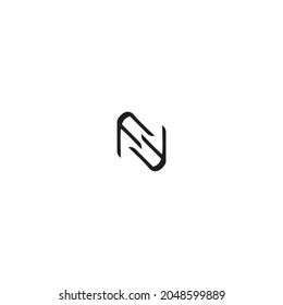 Letter N S Simple Symbol Logo Stock Vector (Royalty Free) 2048599889 ...