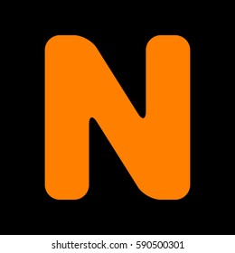 Letter N Sign Design Template Element Stock Vector (Royalty Free) 582268714
