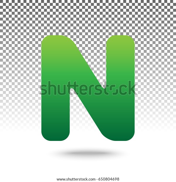 Letter N Sign Design Template Element Stock Vector (Royalty Free ...