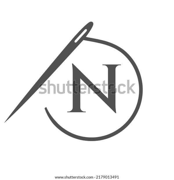 Logotipo de letra N Tailor, logotipo: vector de stock (libre de ...