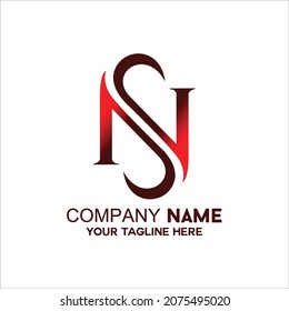 Letter N Unique Logo Vector Stock Vector (Royalty Free) 2075495020 ...