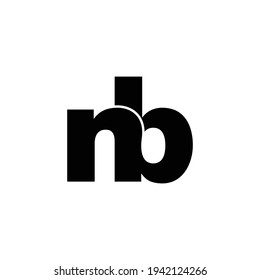 Letter Nb Simple Logo Design Vector Stock Vector (Royalty Free ...