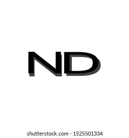 Bnd Letter Original Monogram Logo Design Stock Vector (Royalty Free ...