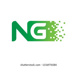 Ng Letter Logo Symbol Template Design Stock Vector (Royalty Free ...