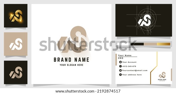 Letter Ns Ms Monogram Logo Business Stock Vector (Royalty Free ...