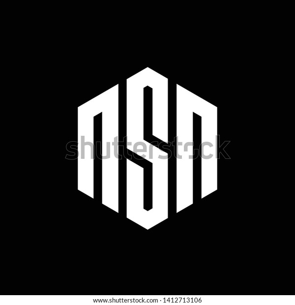 Letter Nsn Logo Design Vector Vector: vector de stock (libre de ...