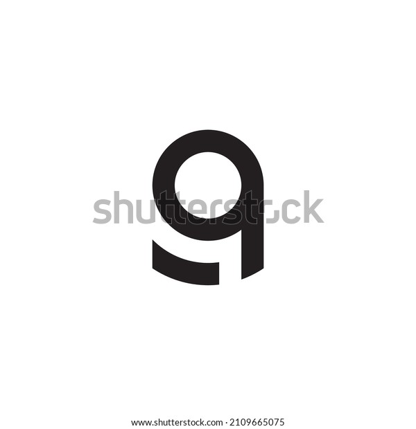 Letter Number 9 Simple Symbol Logo Stock Vector (Royalty Free ...