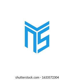 Letter Nvs Logo Vector Modern Graphic Stock Vector (Royalty Free ...