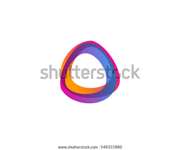 Letter O Abstract Logo Design Element Stock Vector (Royalty Free ...