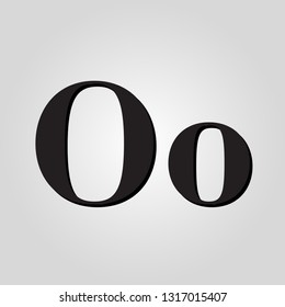 Black Silhouette Typography Alphabet Typeset Typeface Stock Vector ...