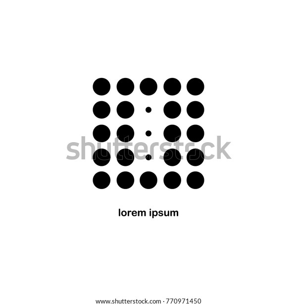 Letter O Dot Logo Icon Stock Vector (Royalty Free) 770971450 | Shutterstock