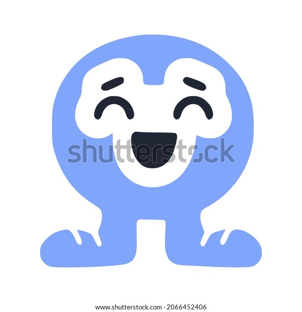 Letter O Funny Character Sneakers Isolated Stock Vector (Royalty Free ...