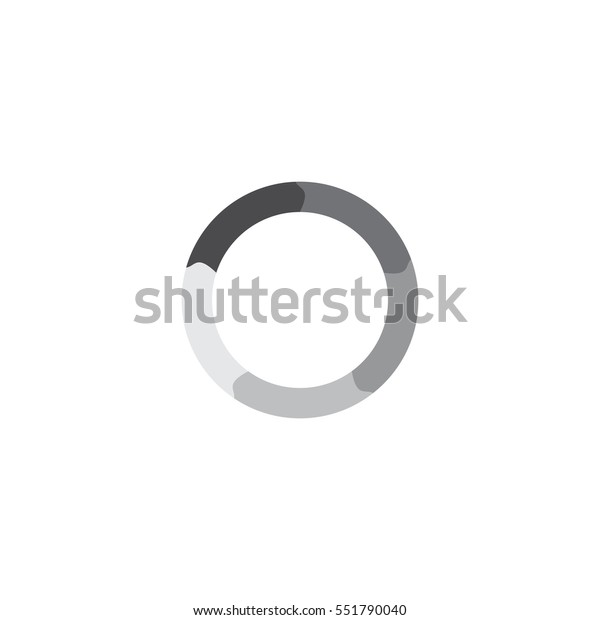 Letter O Gradation Rotation Logo Vector: เวกเตอร์สต็อก (ปลอดค่า ...