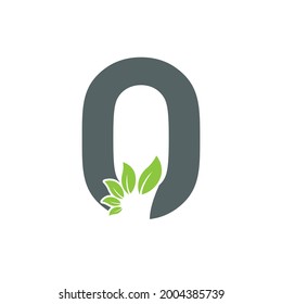 Letter O Green Leaf Style Logo Stock Vector (Royalty Free) 2004385739 ...