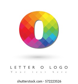 Number 0 Logo Design Concept Rainbow Stock Vector (Royalty Free) 577567327