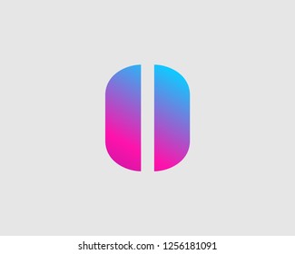 Letter O Number 0 Logo Icon Stock Vector (Royalty Free) 1256181091 ...