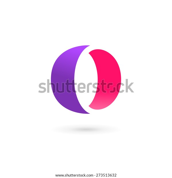 Letter O Number 0 Logo Icon Stock Vector (Royalty Free) 273513632