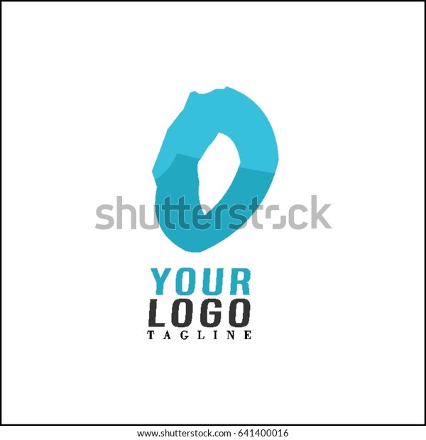 Letter O Paint Brush Stroke Vector Stock Vector (Royalty Free ...