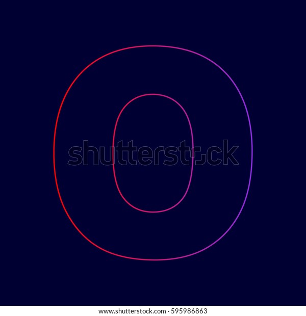Letter O Sign Design Template Element Stock Vector (Royalty Free ...