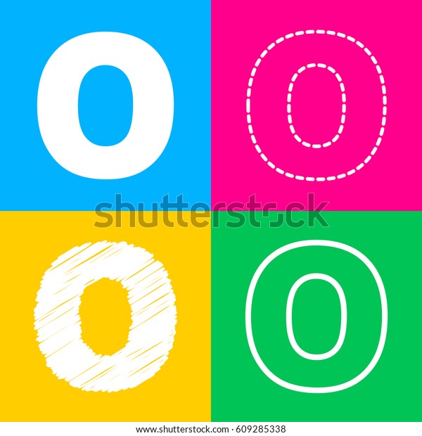 Letter O Sign Design Template Element Stock Vector (Royalty Free ...