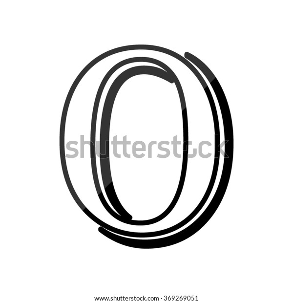 Letter O Vector Alphabet Stock Vector (Royalty Free) 369269051