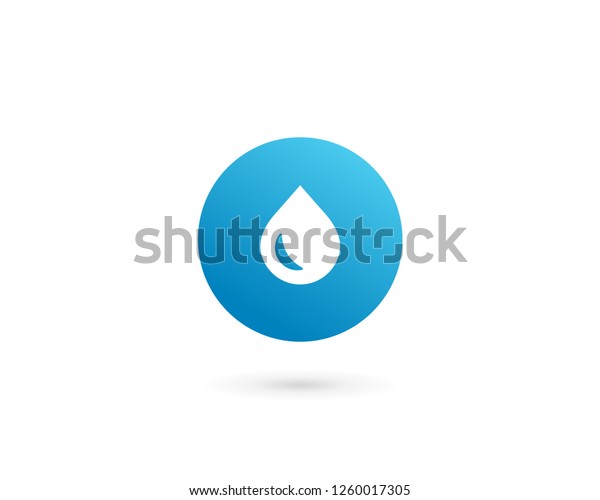 Letter O Water Drop Logo Icon: เวกเตอร์สต็อก (ปลอดค่าลิขสิทธิ์ ...