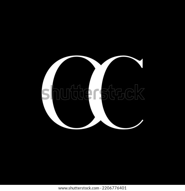 Letter Oc O C Logo Design Stock Vector (Royalty Free) 2206776401 ...