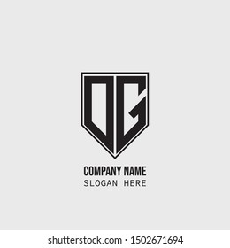 Letter Og Logo Design Template Stock Vector (Royalty Free) 1502671694 ...