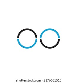 Letter Oo Logo Design Vector Stock Vector (Royalty Free) 2176681515 ...
