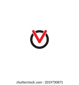 Letter Ov Simple Symbol Logo Vector Stock Vector (Royalty Free ...